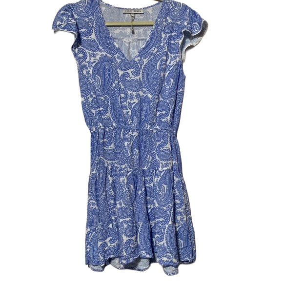 Heidi Klein | Dresses | Heidi Klein Blue Paisley Print Mini Dress ...